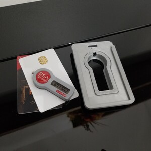 Dual ID Badge and Single RSA Token Holder ; Secure Token Holder - Etsy