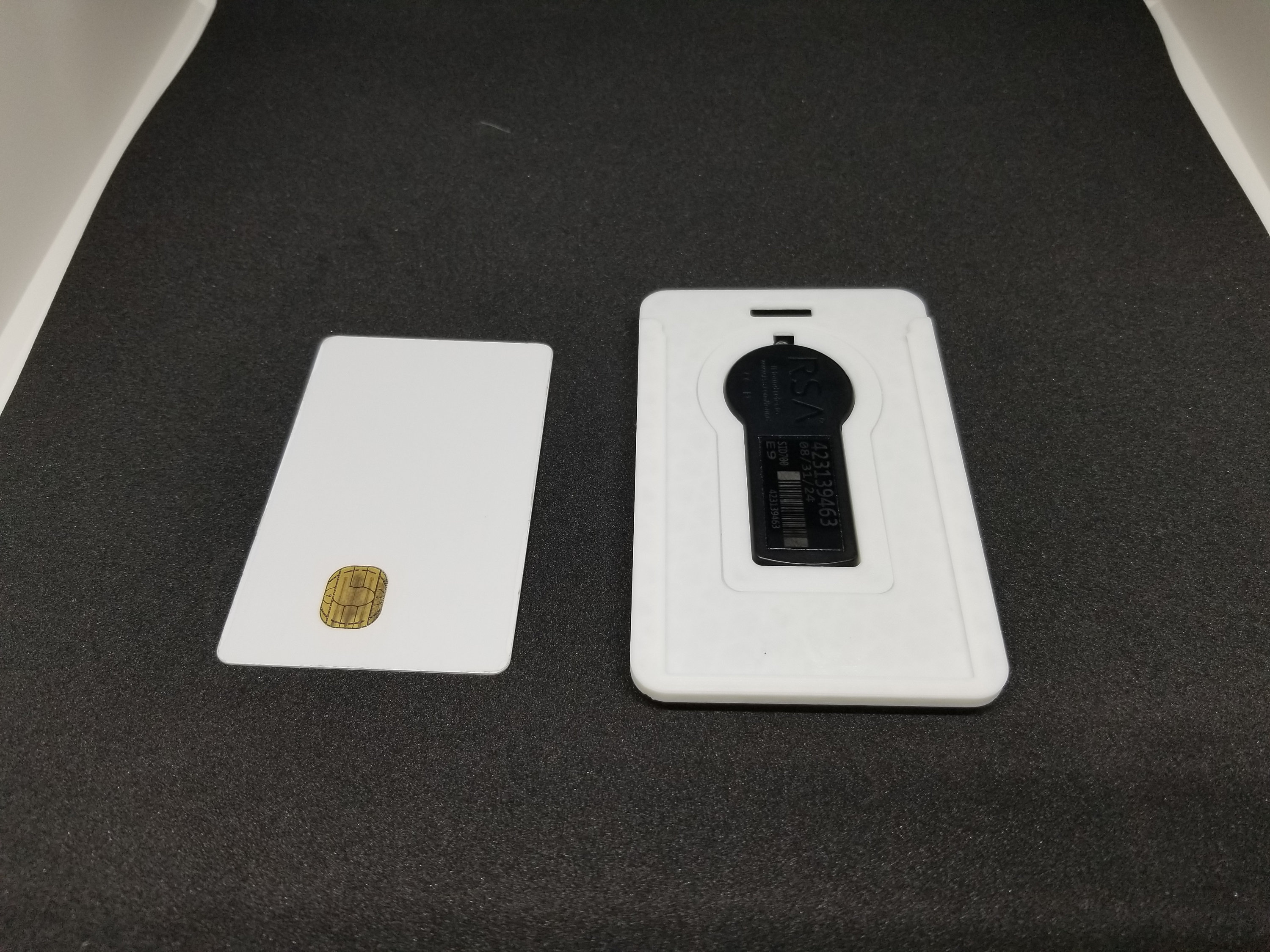 ID Badge and Single RSA Token Holder Thin Secure Token - Etsy