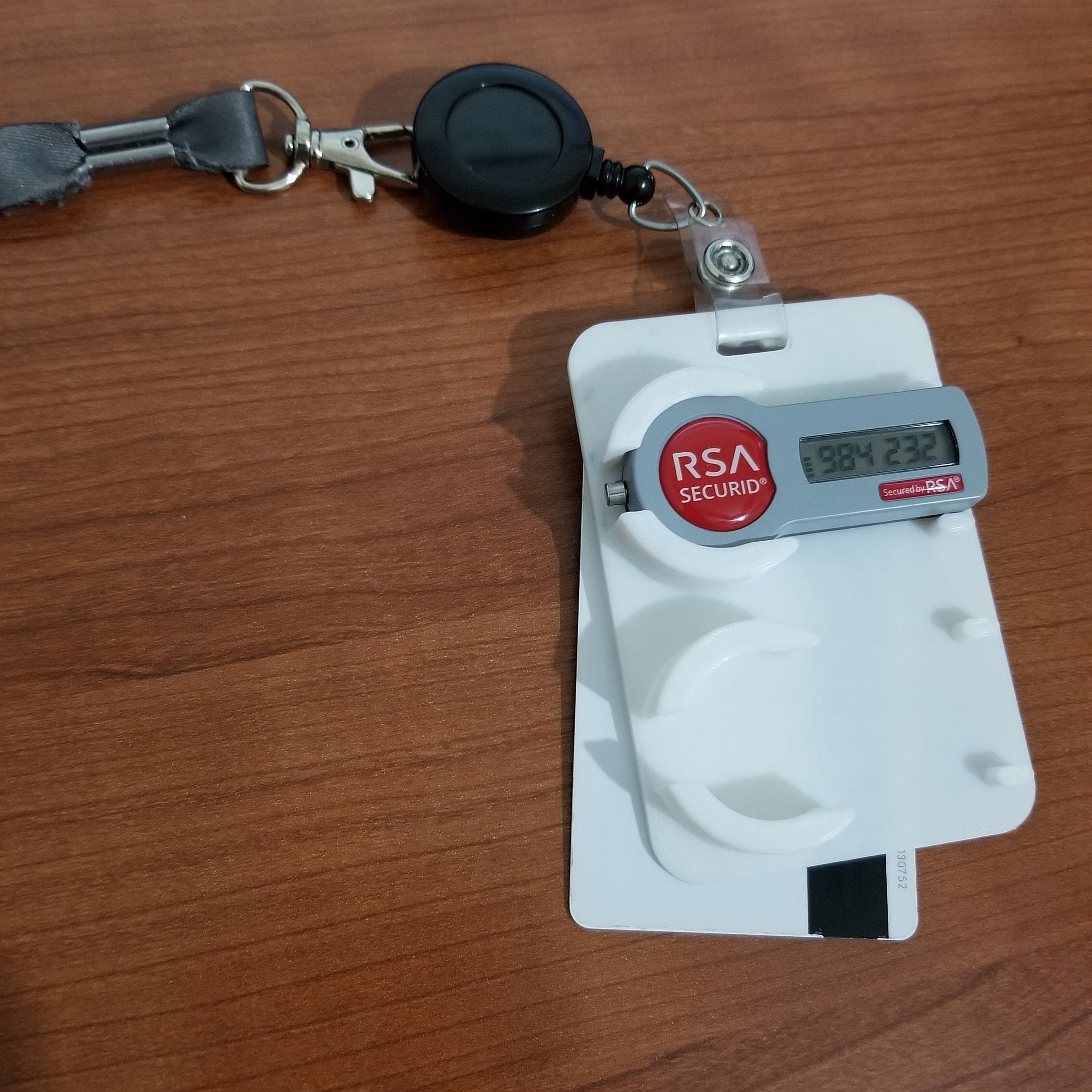 RSA Token Holder Double Card - Etsy