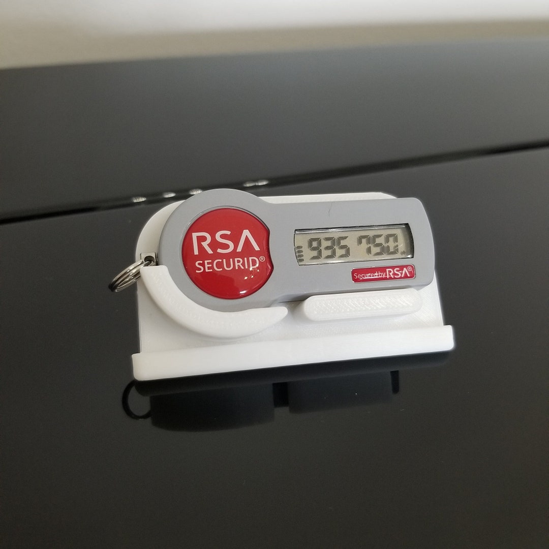 Desktop RSA Holder: Low Profile Token Holder; Keep Your Workspace Neat ...