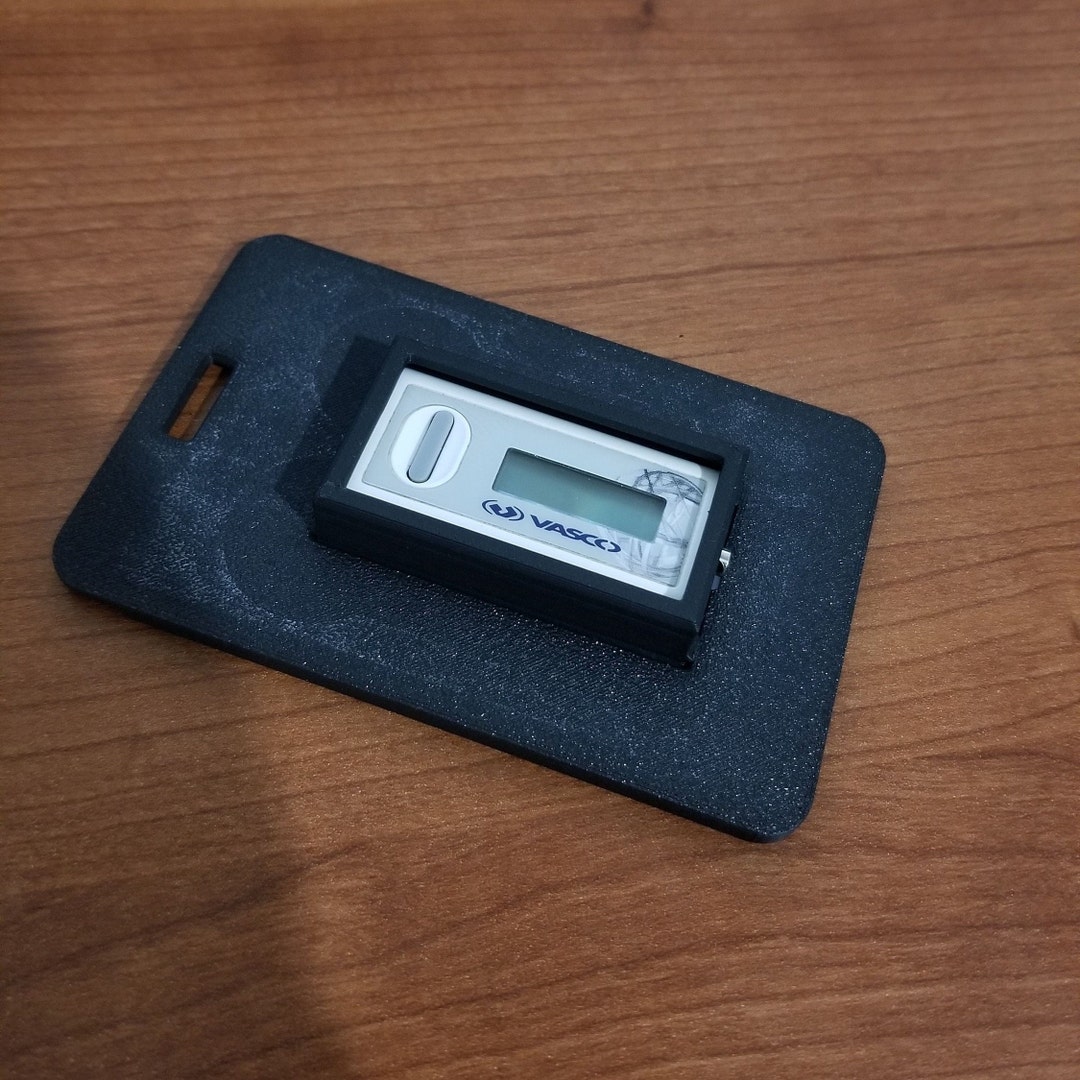 ID Badge and Single Vasco Token Holder, Thin ; Secure Token Holder - Etsy