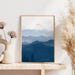 Blue Ridge Mountains Wall Art Set of 3 Landscape Prints Navy Blue Wall ...