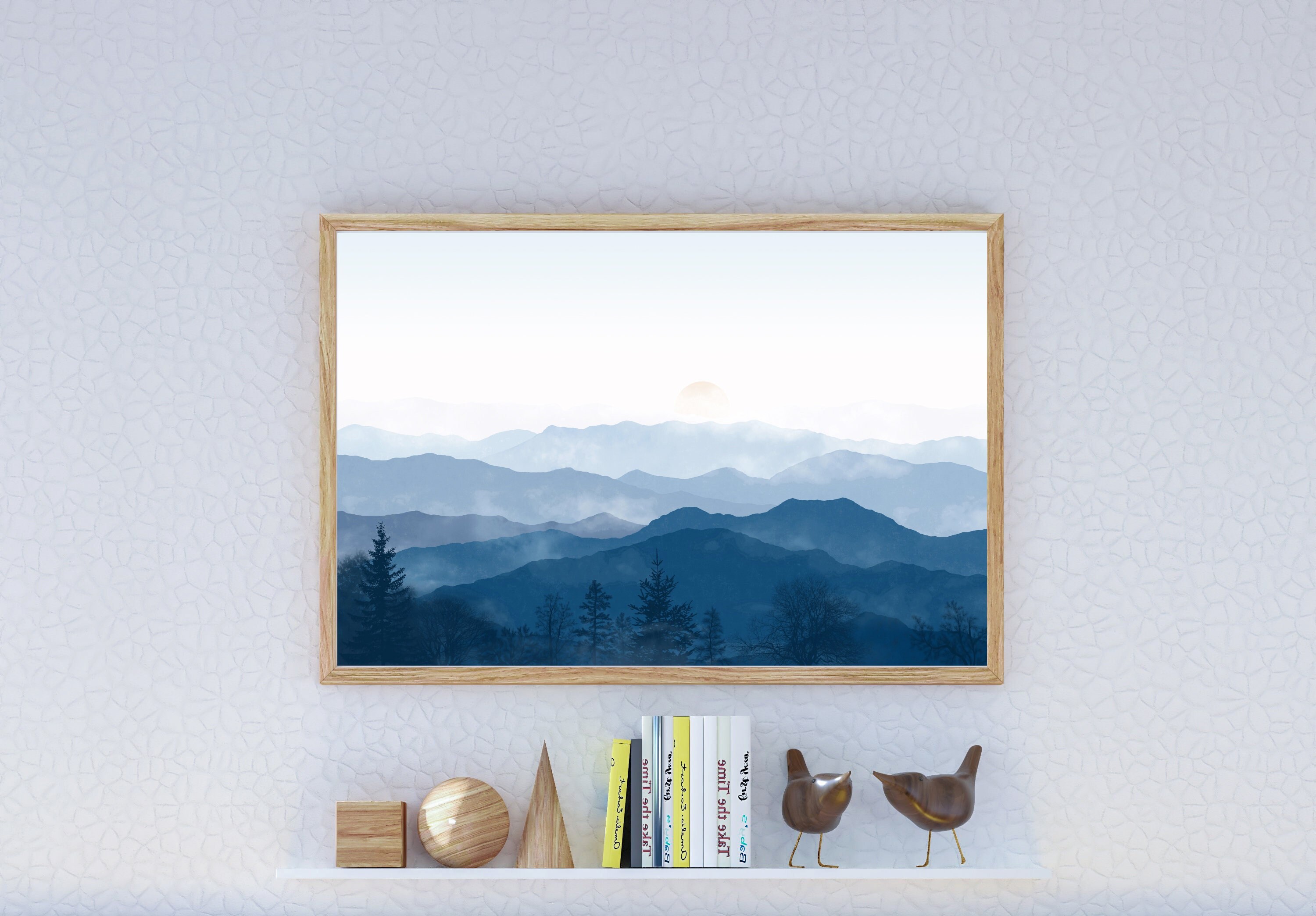 Blue Ridge Mountains Wall Art 24x36 Print DIGITAL DOWNLOAD - Etsy