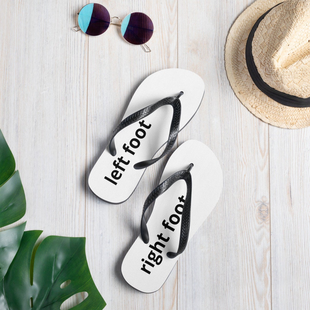 Flip-flops Left Foot Right Foot: / Stylish / Hip / Cool / Beachy ...