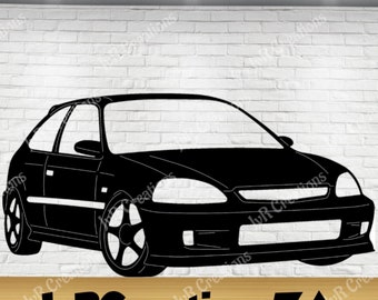Honda Civic Laser Cut File - Etsy