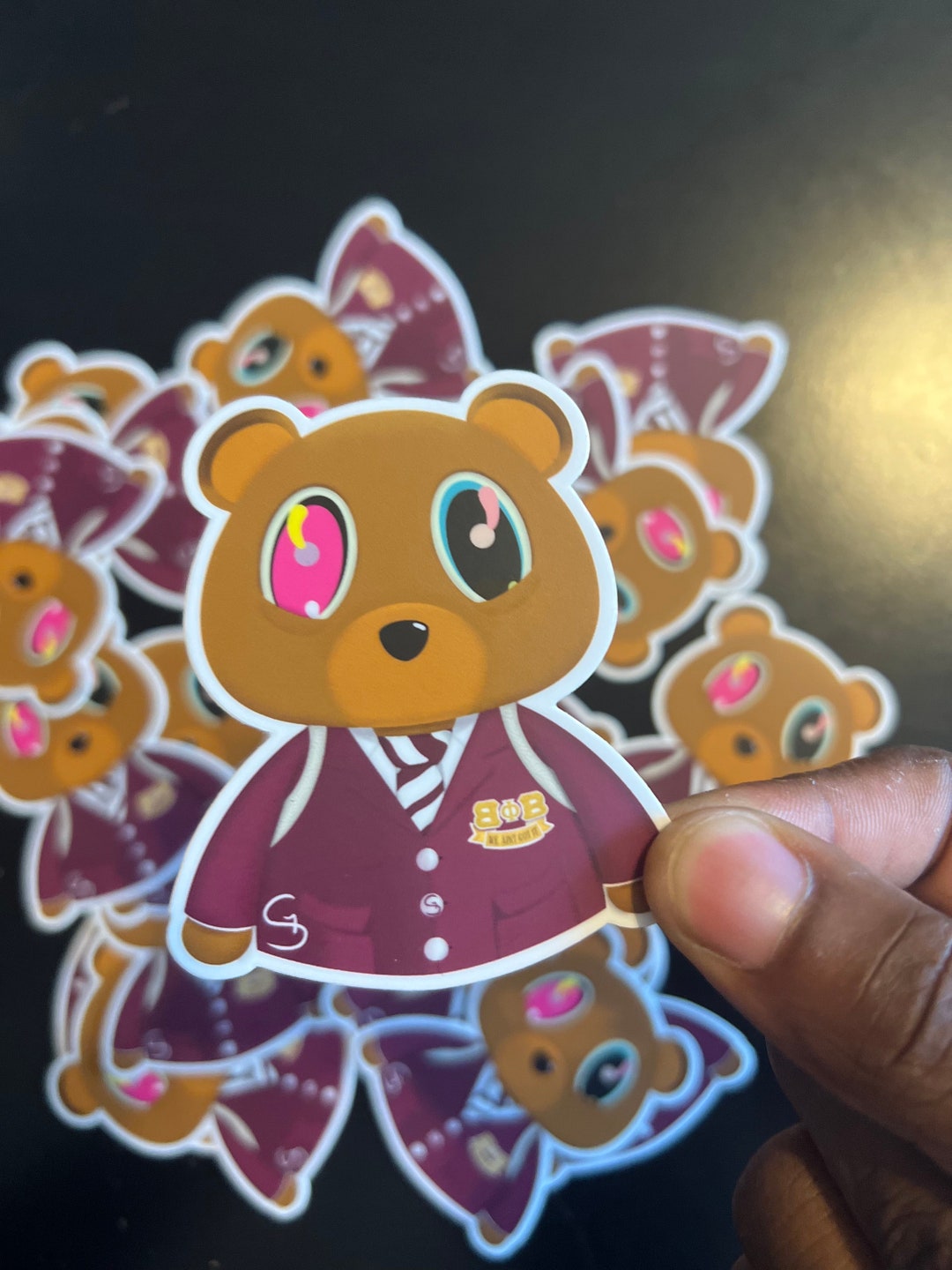 Kanye West Late Registration YE Bear CUSTOM Vinyl Water Resistant ...