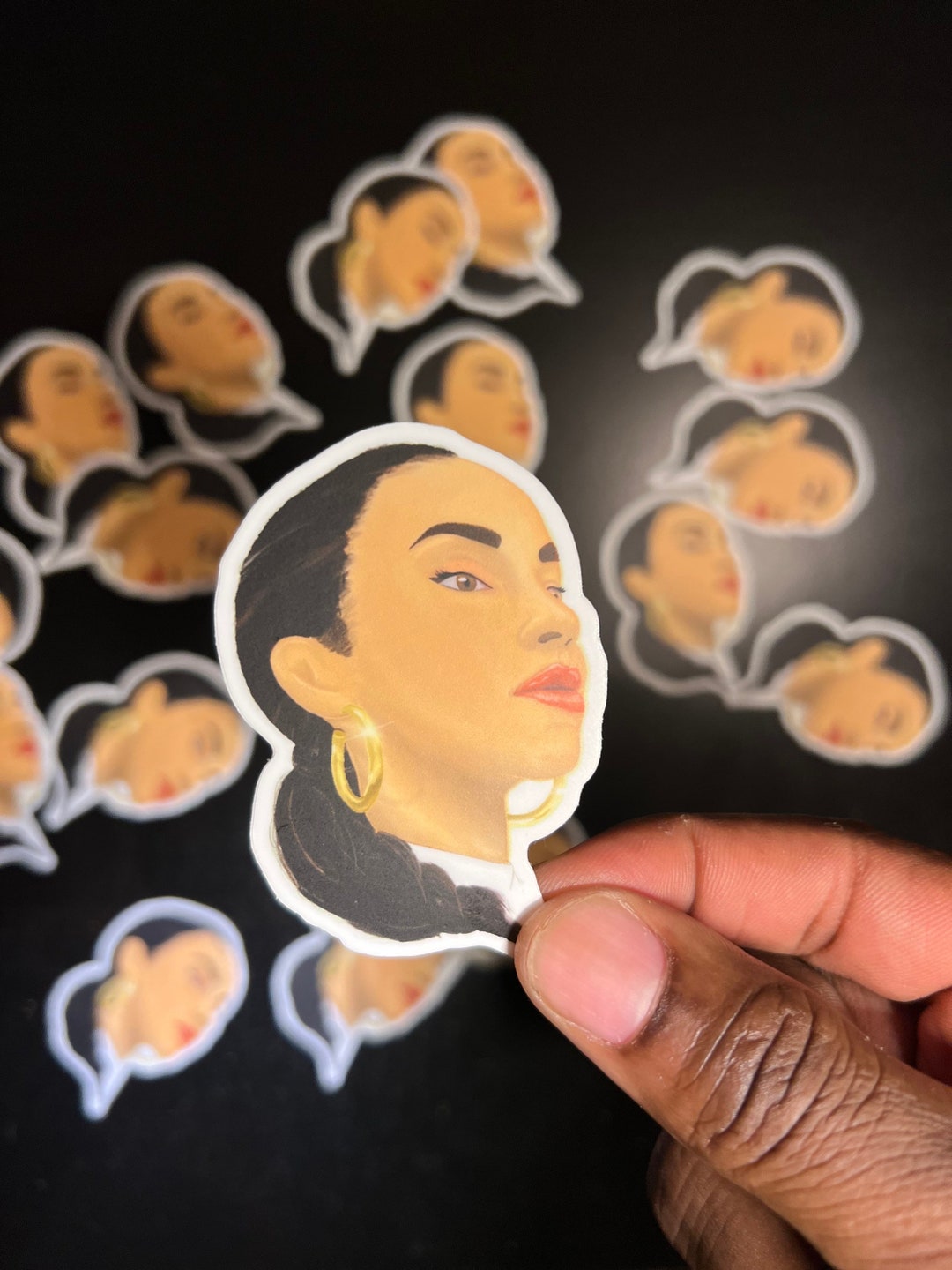 Sade Adu CUSTOM Vinyl Water Resistant Sticker Jet Magazine 80s Black ...
