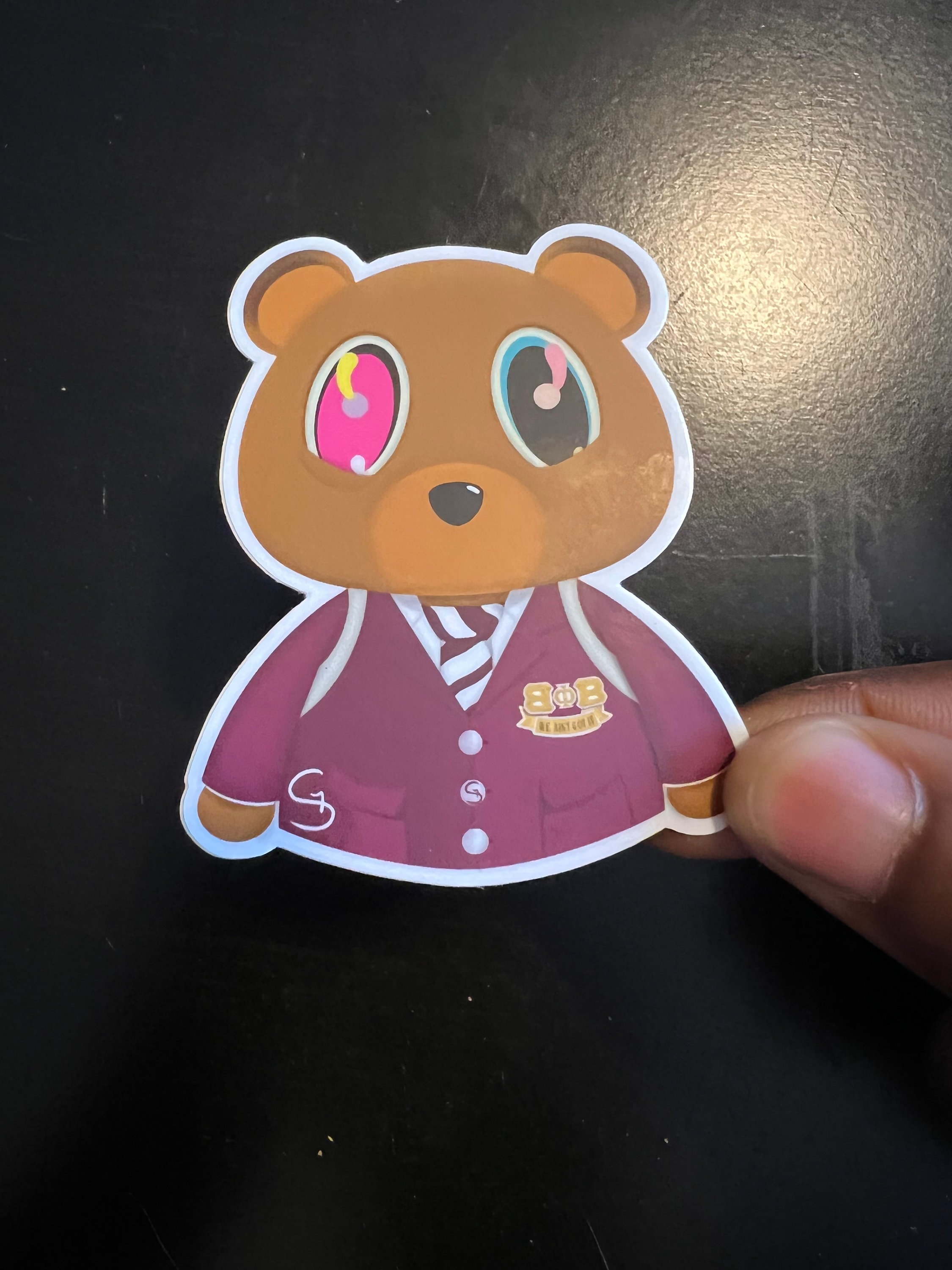 Kanye West Late Registration YE Bear CUSTOM Vinyl Water Resistant ...