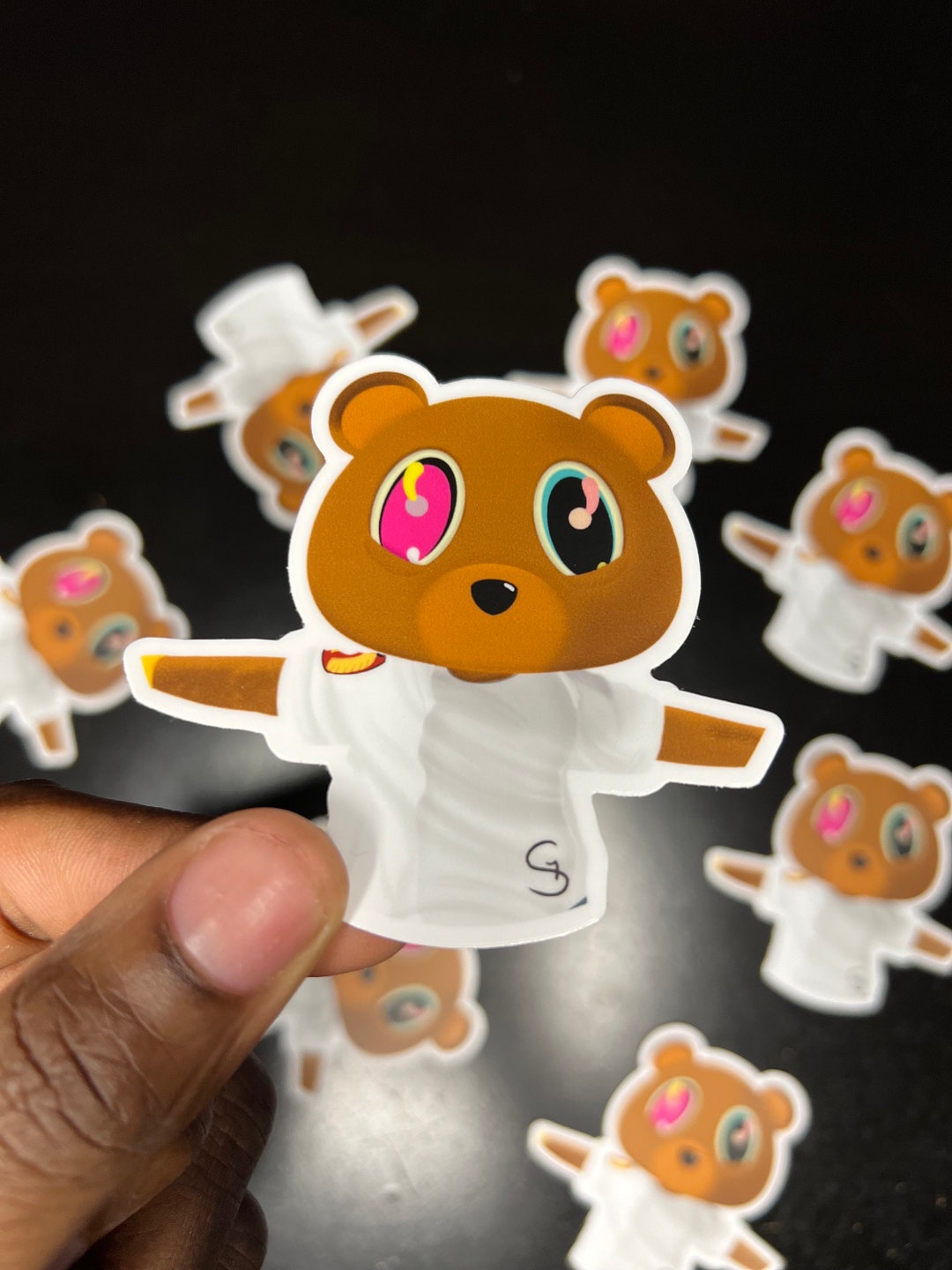 Kanye West Watch the Throne YE Bear CUSTOM Vinyl Water Resistant ...