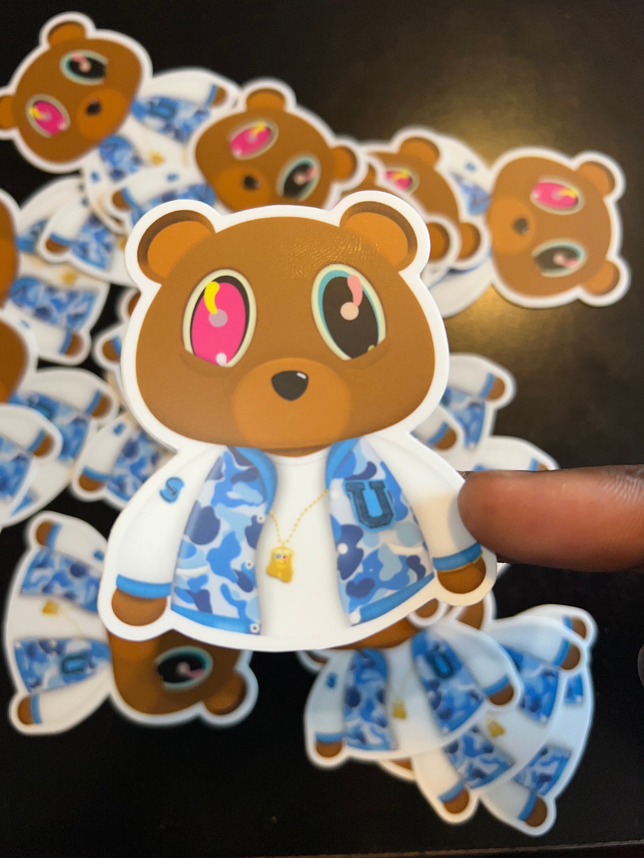 Kanye West Graduation YE Bear CUSTOM Vinyl Water Resistant Sticker ...