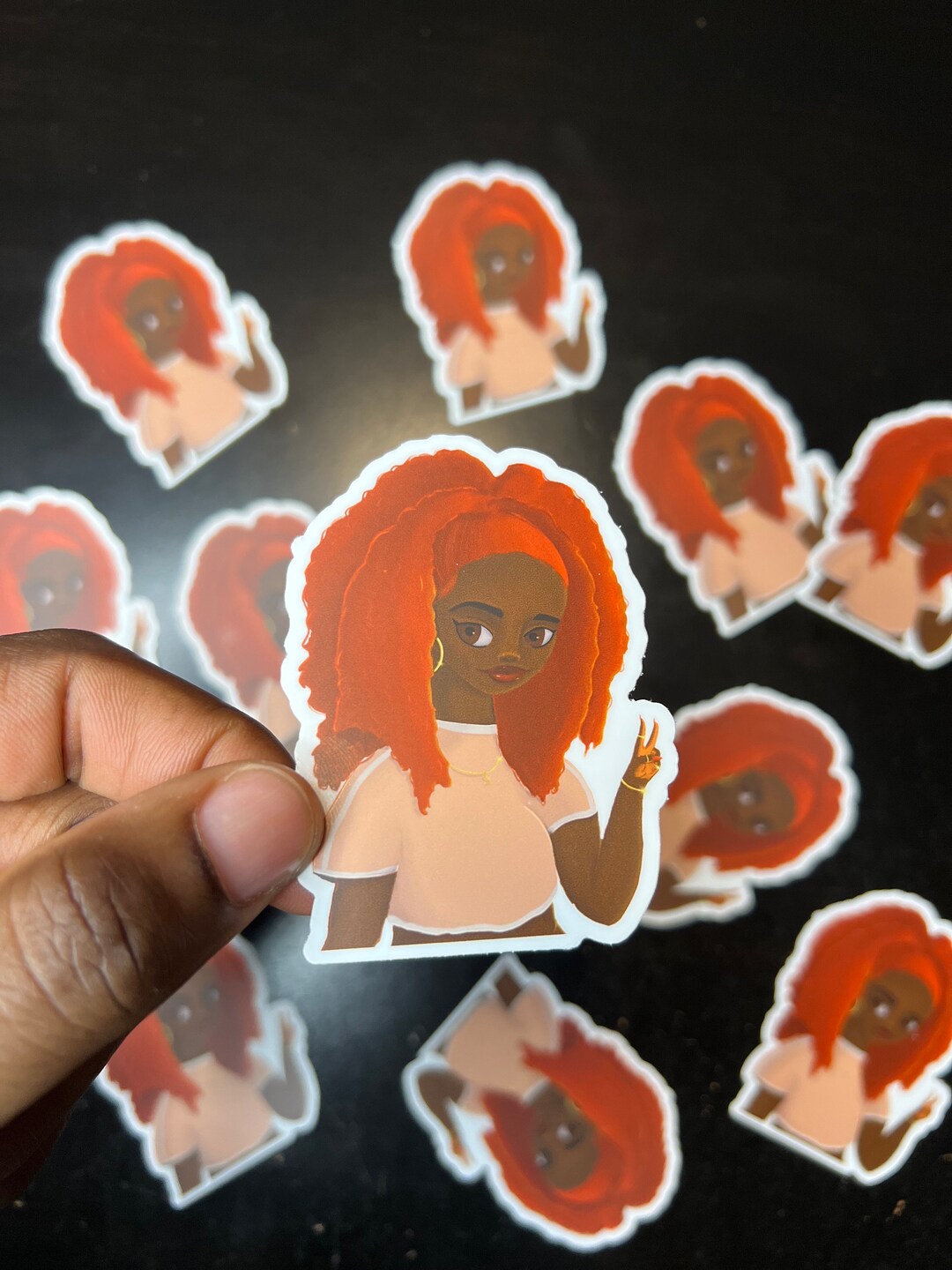 Autumn | Black Woman Sticker | Black Girl Sticker | for Black People ...