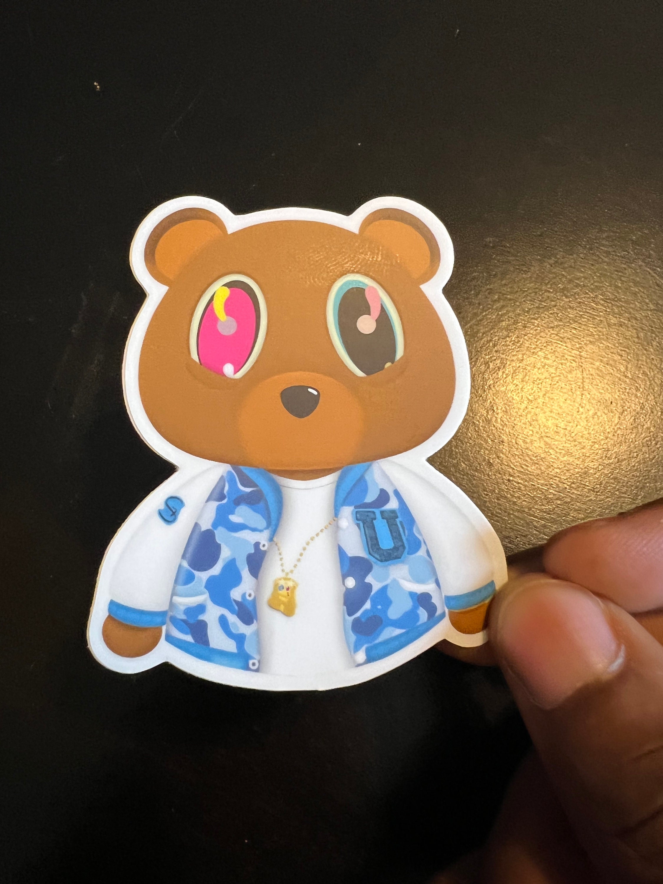 Kanye West Graduation YE Bear CUSTOM Vinyl Water Resistant Sticker ...