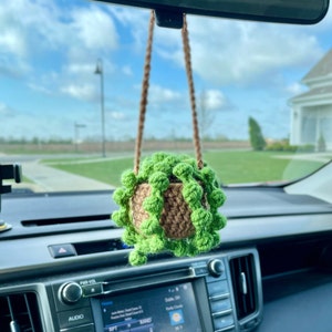 PATTERN: Car Hanging Plant Crochet Pattern, Crochet Hanging Plants ...