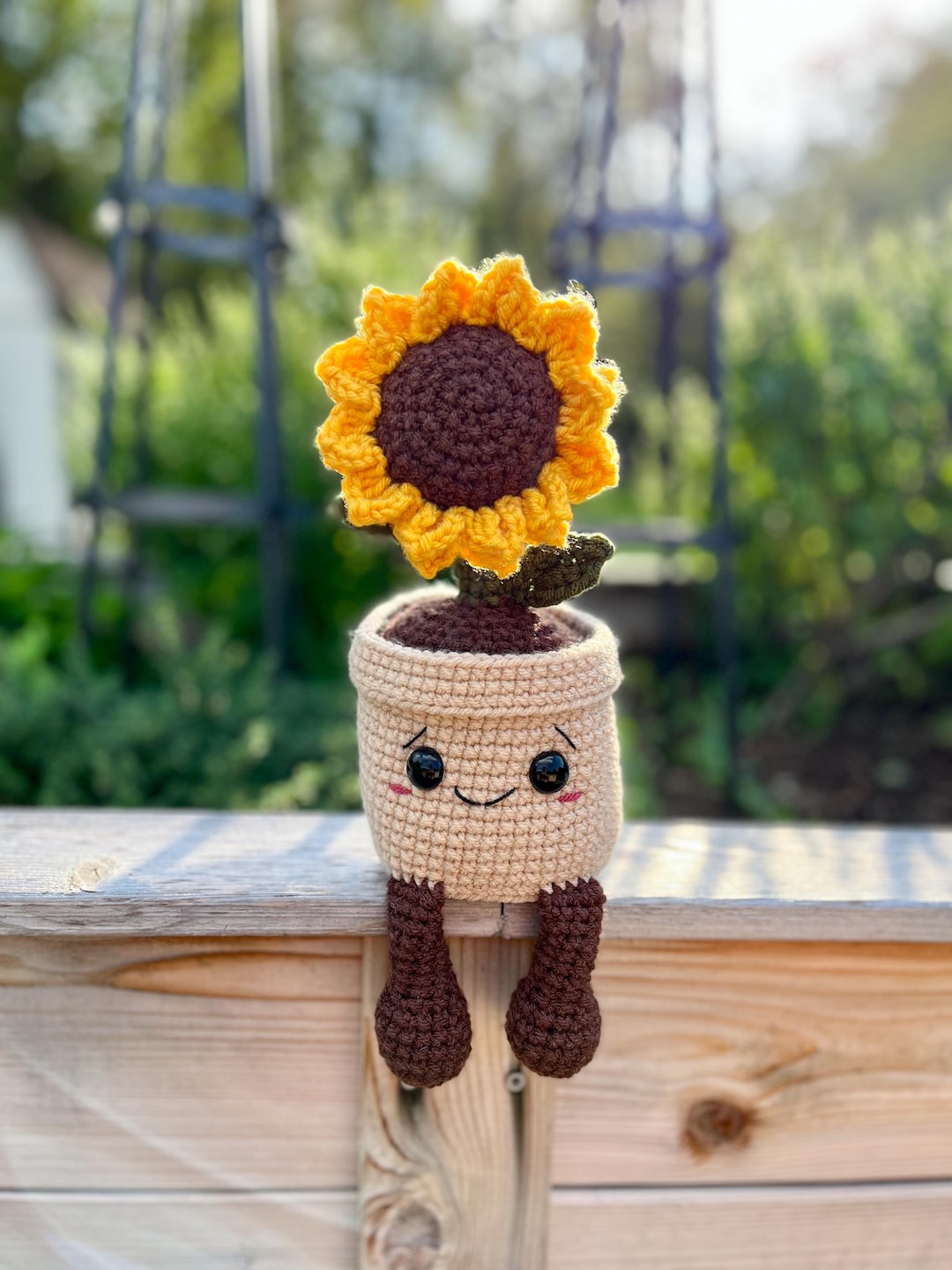 PATTERN: Sunflower Buddy Crochet Pattern, Crochet Sunflower, Amigurumi ...