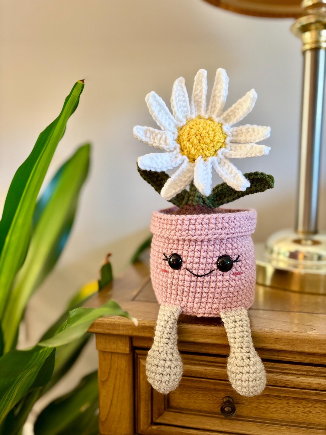 PATTERN: Daisy Buddy Crochet Pattern, Amigurumi Patterns, Crochet Daisy ...