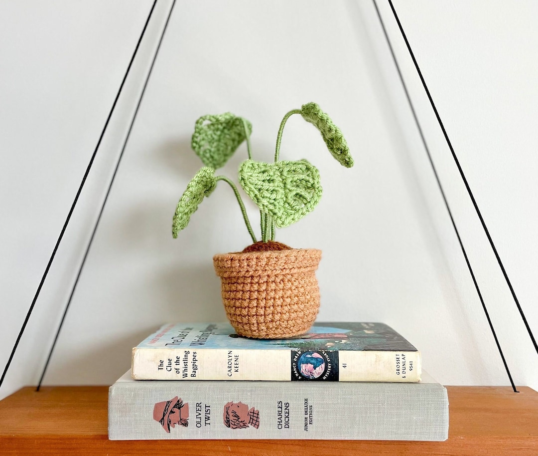 PATTERN: Mini Monstera Crochet Pattern, Monstera Crochet Plant, Plant ...