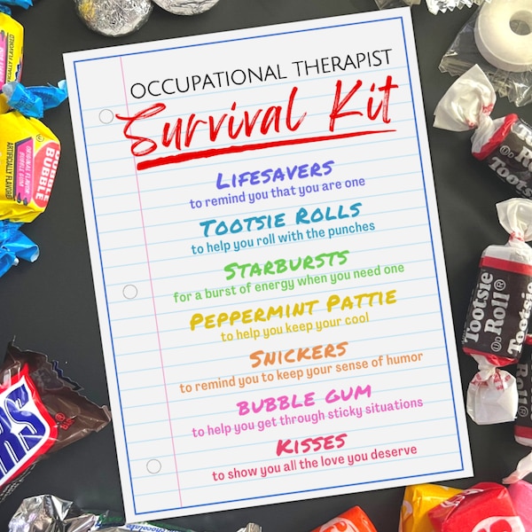 Occupational Therapy Survival Kit - Etsy