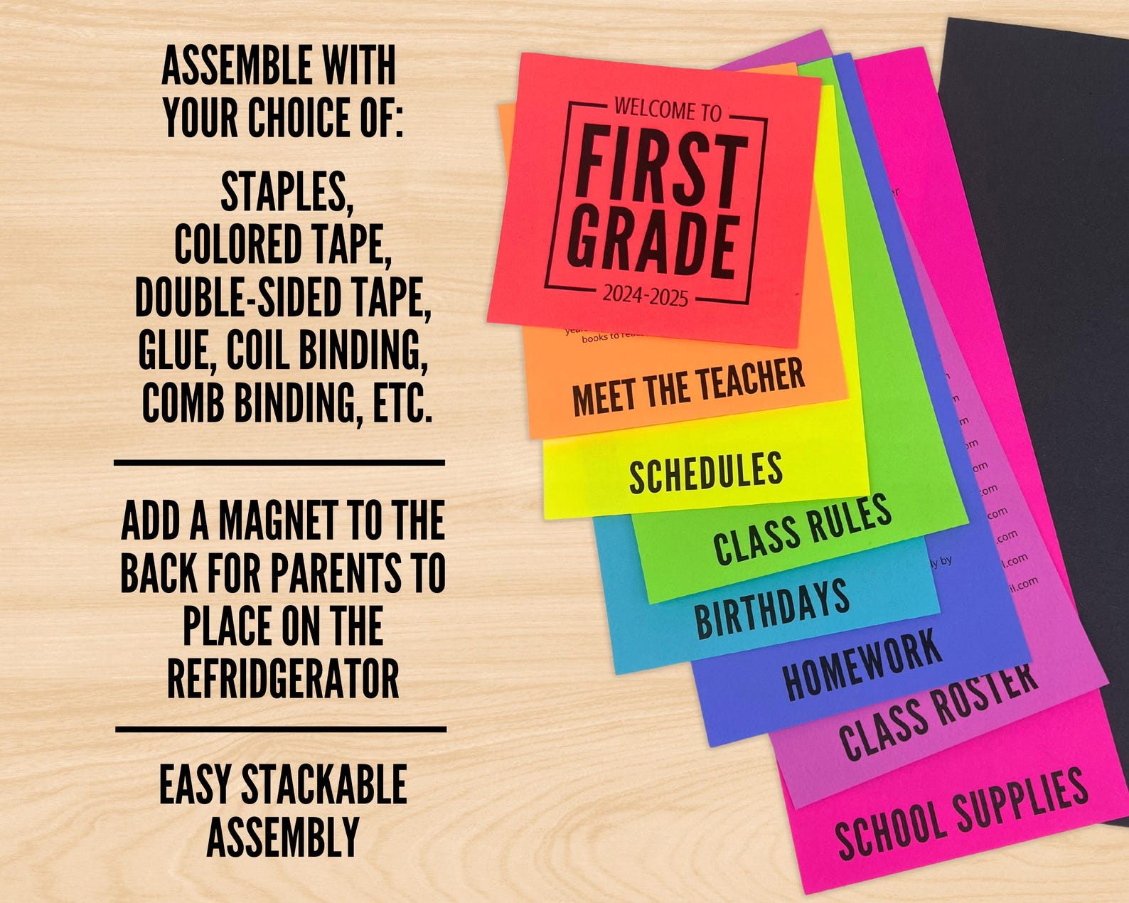 EDITABLE Meet the Teacher Flip Book, Back to School Flip Chart, Open ...