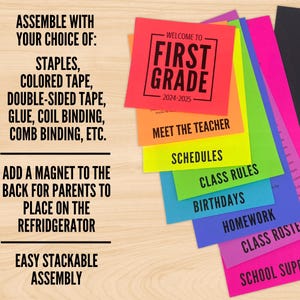 EDITABLE Meet the Teacher Flip Book, Back to School Flip Chart, Open ...