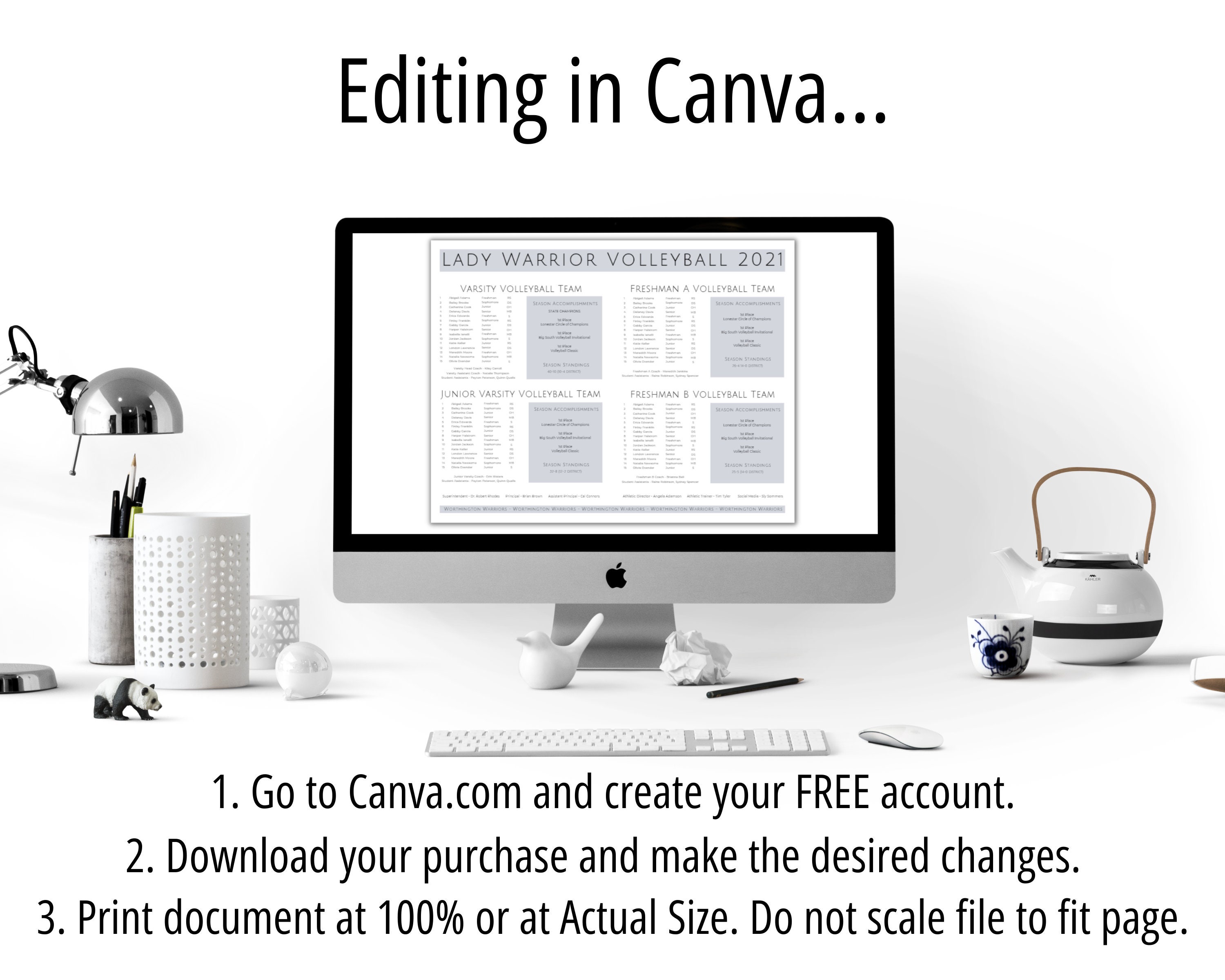 Bi-fold Program Template Printable and Editable Folded - Etsy UK