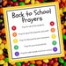 Skittles Back to School Prayers Treat Tag Card, Gift Tag for First Day ...
