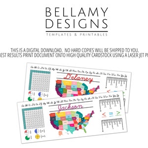 Student Desk Name Tag Printable, Desk Decoration Classroom Desk ...