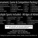Sport Packing List Tournament Checklist Printable Planner Athlete ...