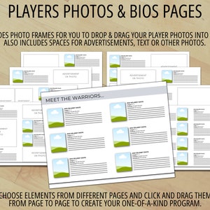 Multi-page Bi-fold Program Template, Sports Program Church Programs ...
