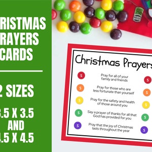 Skittles Christmas Prayers Printable Tag, Christmas Activities for Kids ...