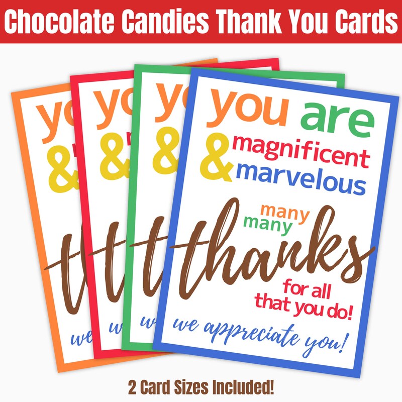 Thank You With Candy - Etsy