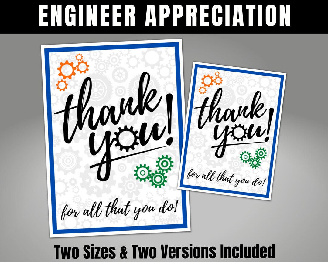 Engineer Appreciation Tags, National Engineers Week Staff Appreciation ...