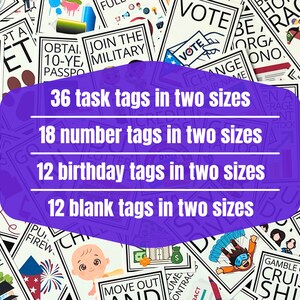 18th Birthday Gift Tag Printables, Things That You Can Do Now That You ...
