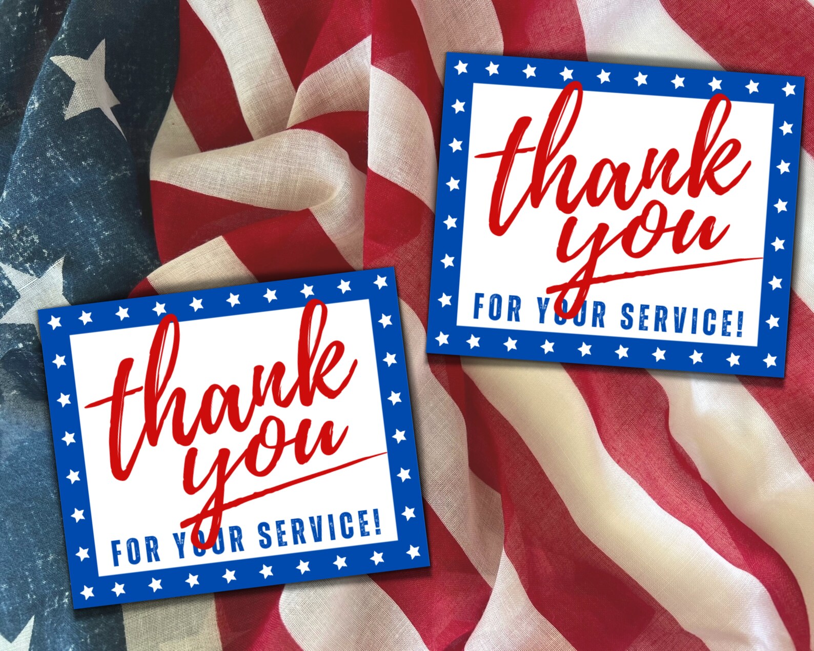 Veterans Gift Tag Thank You for Your Service Card Army Navy - Etsy