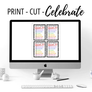 Assistant Principal Survival Kit Gift Tag, School Principal Day Thank ...