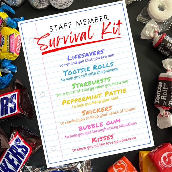 Work Survival Kit - Etsy