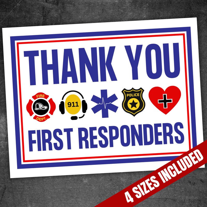 First Responder Favor - Etsy