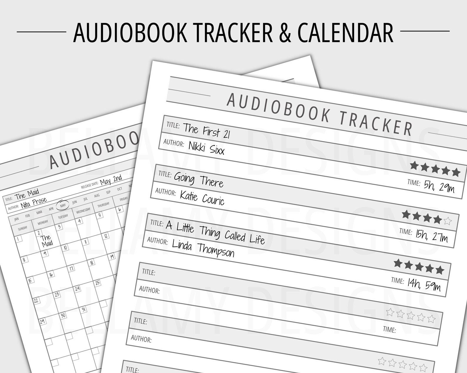Podcast & Audiobook Trackers, Podcasts and Audio Books Calendar ...