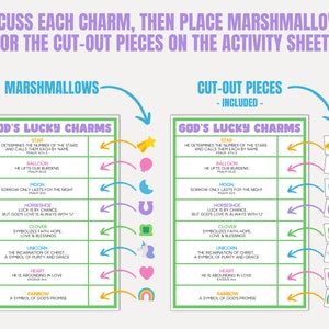 Gods Lucky Charms Tag & Activity Sheet Printable, Great for Family ...
