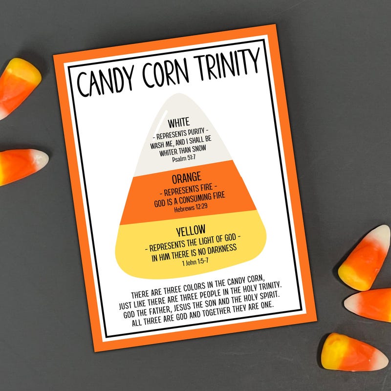 Candy Corn Printable - Etsy