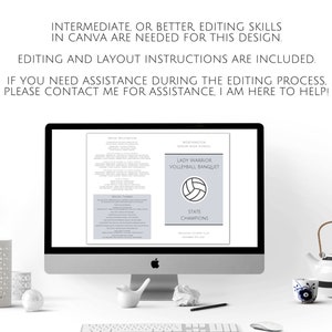 Multi-page Bi-fold Program Template, Sports Team Program or Church ...