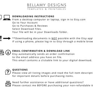 Bi-fold Program Template, Printable and Editable Folded Program ...