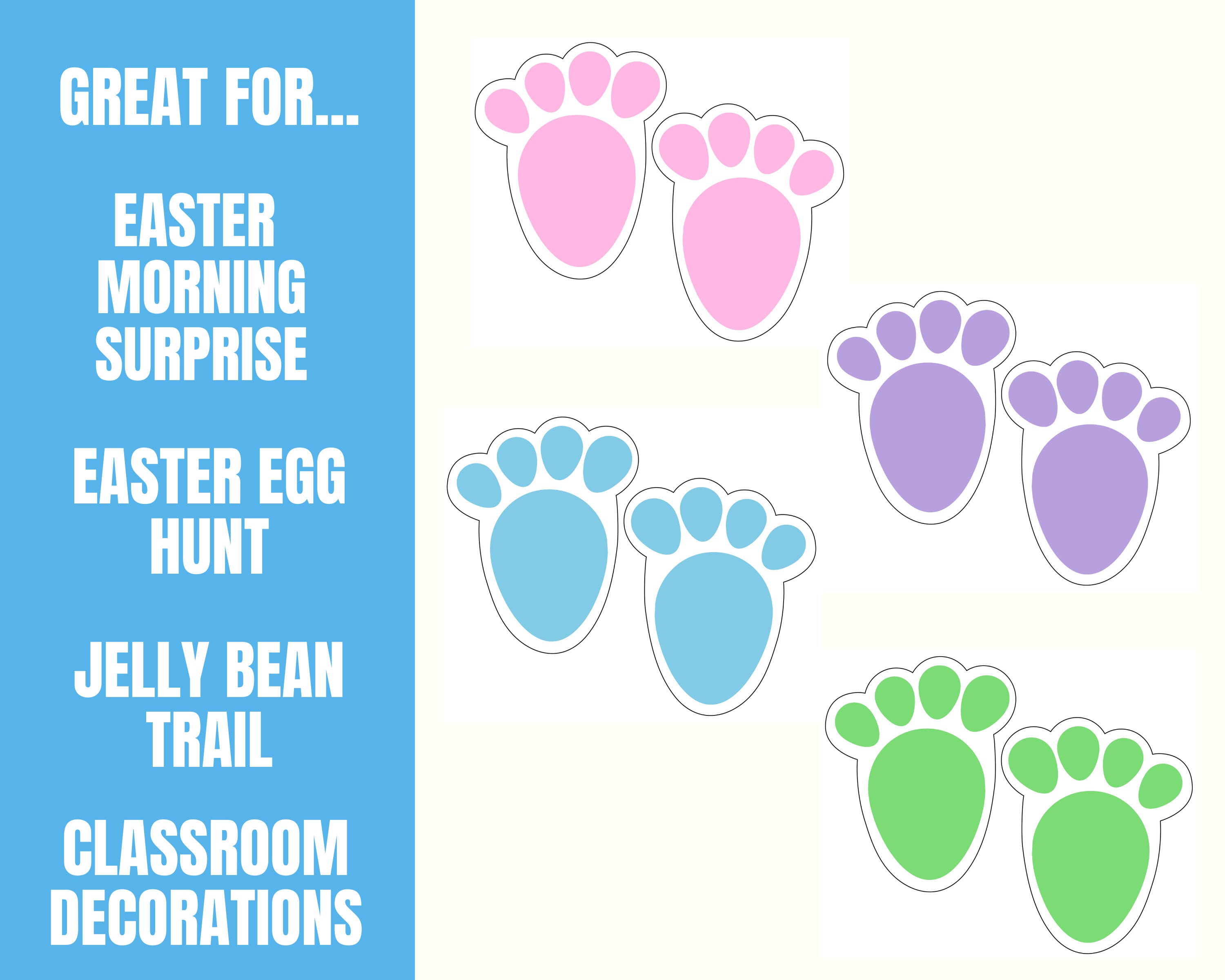 Easter Bunny Footprints at Hunter Prevost blog