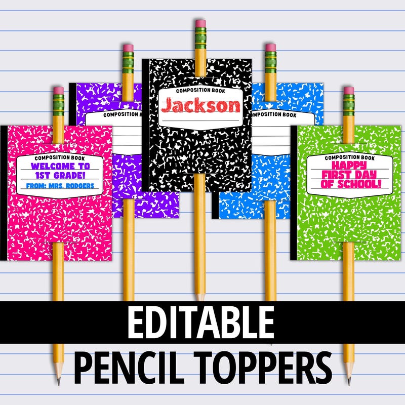 Pencil Toppers - Etsy