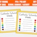 Catholic Schools Week Activity Gift Tags, Chocolate Candies Goodie Bag ...