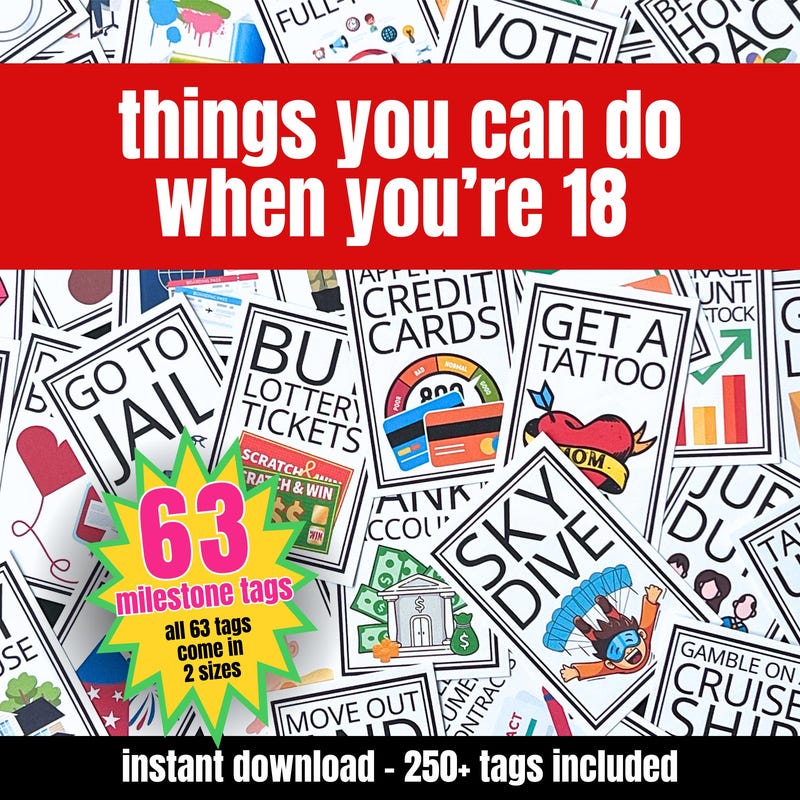 21 Things to Do Birthday - Etsy