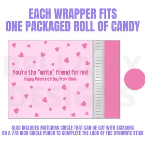 Rolo Pencil Wrapper Printable Valentine Candy Wrapper, Rolo Wrapper DIY ...