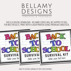 Do Not Open Until First Day of School Gift Tags, Mystery Gift Idea ...