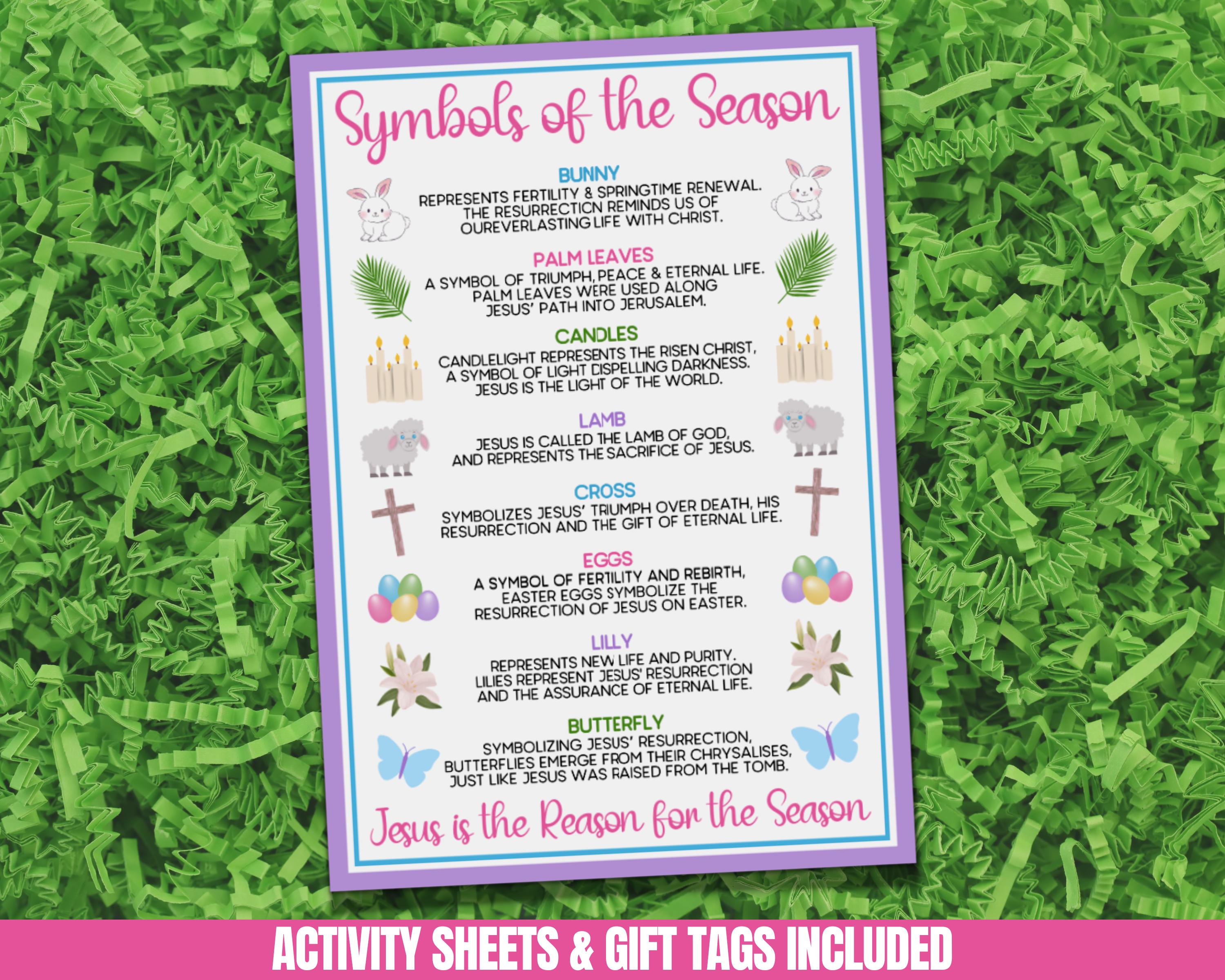 Easter Symbols Worksheet