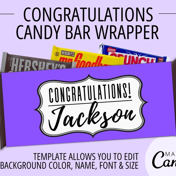 Candy Bar Awards - Etsy
