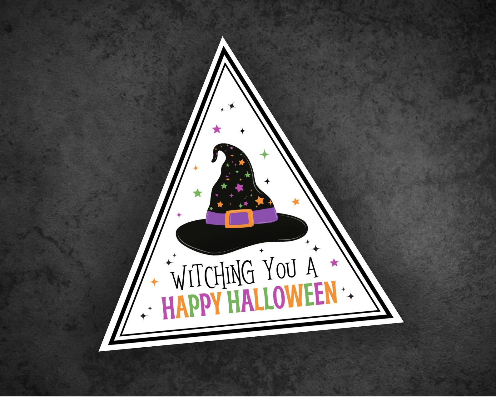Witches Broom Treat Tags, Halloween Treat Tag for Treat Bags ...